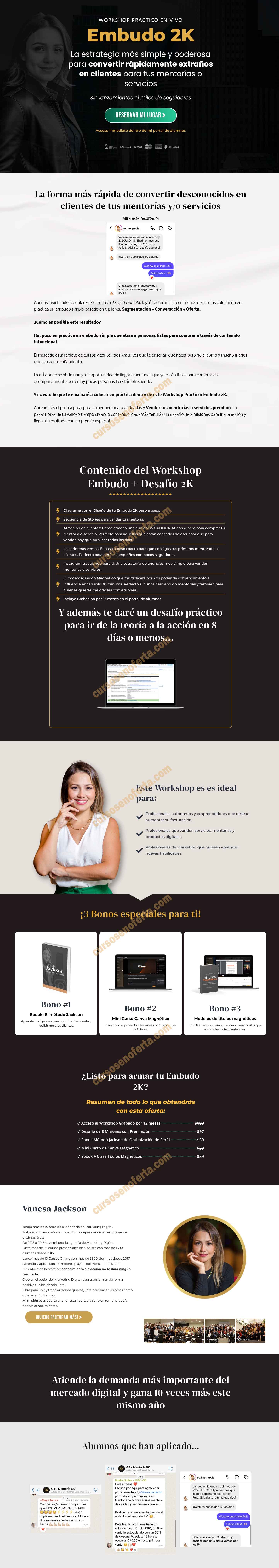 Workshop Embudo 2K - Vanesa Jackson - cursosenoferta.com